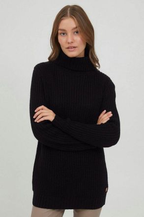 Oxmo Strickpullover OXNanna Grobstrickpullover mit Rollkragen
