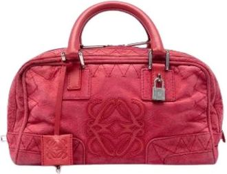 Loewe Pre-owned Amazona 28 - Femme - Pre-owned - Rouge - Taille: ONE Size