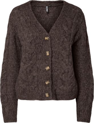 Pieces Pcnina Ls V-Neck Knit Cardigan Noos Bc