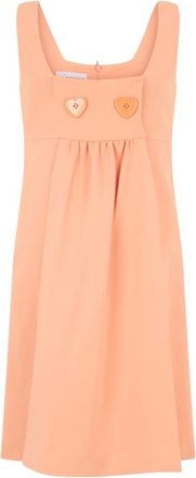 Moschino Femme, Robes, Rose, Taille: 34 FR Heart Buttons Mini Dress