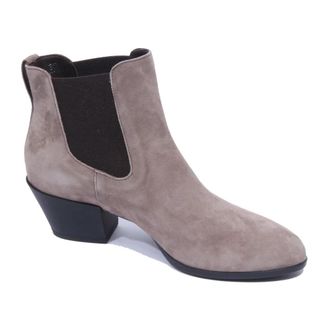 Hogan Wildleder Chelsea Boots Taubengrau - - Shoes - Damen - Grau - 40 EU