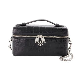 Tory Burch Charlie East West Vanity Case - - Bags - Damen - Schwarzk - ONE SIZE