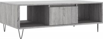 vidaXL Vidaxl - Couchtisch Grau Sonoma 104x60x35 cm Holzwerkstoff