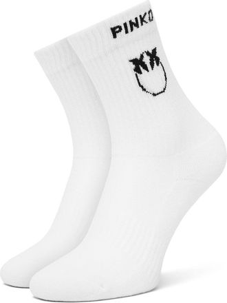 Pinko Lange Socken PINKO Noirvegia 106071 A302 Wei&szlig;