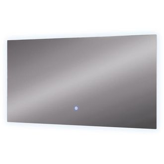 Vicco Badezimmerspiegel Miral, Glas, 50 x 100 cm mit Backlight Beleuchtung, Vicco