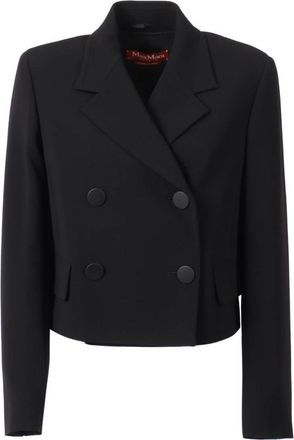 Max Mara Femme, Vestes, Noir, Taille: 38 FR Caprera Jacket