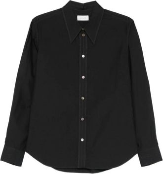 Christophe Lemaire Femme, Blouses et Chemises, Noir, Taille: 32 FR Shirt