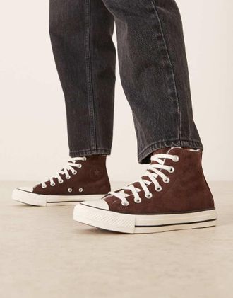 Converse Chuck Taylor All Star Hi - Knöchelhohe Sneaker in Braun-Brown