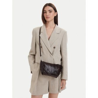 Calvin Klein Handtasche Calvin Klein Woven Shoulder Bag LV04F3546G Braun