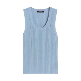 Max Mara Damen, Oberteile, Blau, XSGr&ouml;&szlig;e