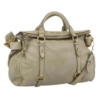 Miu Miu Pre-owned Hand Bag - - Pre-owned - Damen - Beige - ONE SIZE