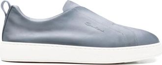 Santoni Homme, Chaussures, Bleu, Taille: 45 EU Victory Baskets