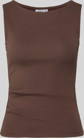 Jake*s Casual Top mit breiten Tr&auml;gern und Rundhalsausschnitt