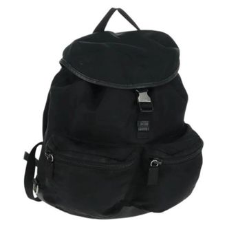 Prada Pre-owned Nylon Rucksack - - Pre-owned - Damen - Schwarzk - ONE SIZE