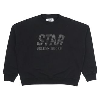 Golden Goose Homme, Sweatshirts et sweats &agrave; capuche, Noir, Taille: S Star SweaT-shirt