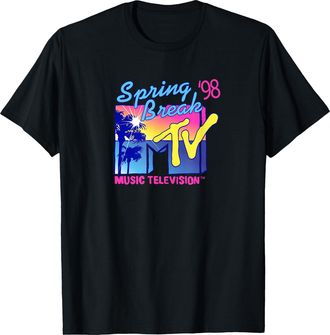 Giesswein Spring Break 98 Palm Tree Logo Vintage TV T-Shirt