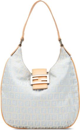 Fendi Hobo Bags - Zucchino Canvas Hobo - Gr. unisize - in Blau - für Damen