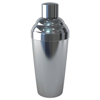 Nu Steel TG-CS-5B Big One Cocktail-Shaker aus Edelstahl, 3,2 l, gl&auml;nzend