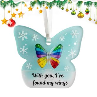 Generic Weihnachtsbaum H&auml;ngende Verzierungen - Winter Feiertage Saisonale 2D | Weihnachten Acryl Ornament In Form Eines - Geeignet F&uuml;r T&uuml;r Wohnzimmer Kaminsim