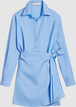 Vanessa Bruno Robe Courte Foglia Bleuet