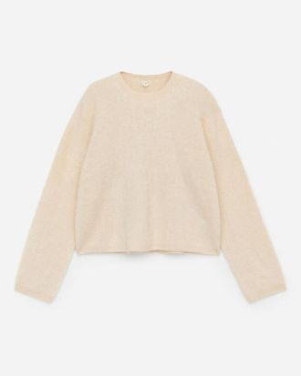 Arket Geb&uuml;rsteter Wollpullover -Beige