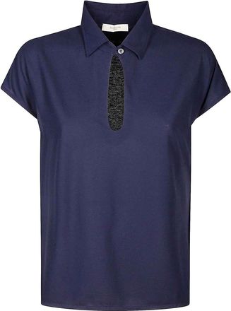 Zanone Poloshirt - Jeansblau