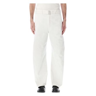 Christophe Lemaire Twisted Hosen - - Jeans - Herren - Wei&szlig; - S