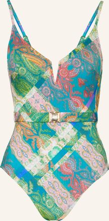 Maryan Mehlhorn Maryan Mehlhorn Badeanzug Jacquard blau
