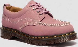 Dr. Martens Lowell Nubuck Moc Toe Schuhe in Rosa, Gr&ouml;&szlig;e: 36