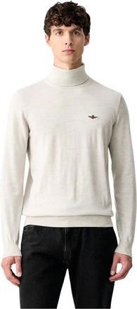 Aeronautica Herren, Strickwaren, Grau, MGr&ouml;&szlig;e