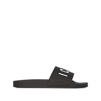 Dsquared2 Be Icon Slides - - Shoes - Herren - Schwarzk - 39 EU
