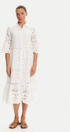 iconique Hemdkleid IC25-005 Weiß Relaxed Fit