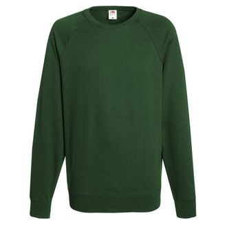 Fruit Of The Loom Herren, Sweatshirt, Raglan Sweatshirt, Green (Bottle Green), XX-Large (Herstellergröße : XX-Large)
