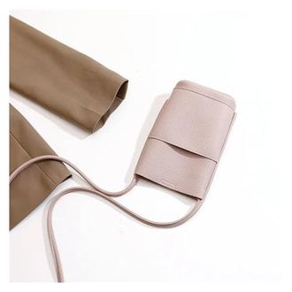 Generic Sac Femme Bandouli&egrave;Re Sac &Agrave; Bandouli&egrave;re En Cuir For Femmes, Petit For T&eacute;l&eacute;phone Portable, Polyvalent, Minimaliste, Unisexe, De Shopping(Pink)