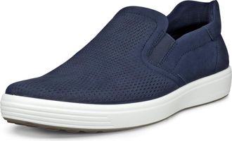 Ecco Soft 7 Easy Slip on Sneaker f&uuml;r Herren, Marin, 39.5/40 EU