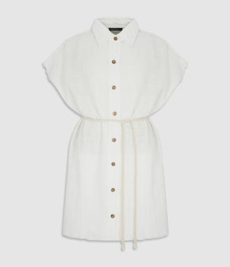 Maison Saint Julien Robe Courte Mykonos Off White