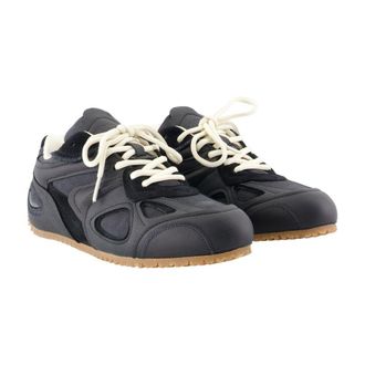 Axel Arigato Womens Slow Runner Sneaker Black Calfskin