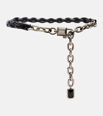 Dolce & Gabbana Gürtel mit Leder