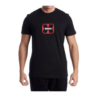 Diesel Homme, Tops, Noir, Taille: S T-Chemises