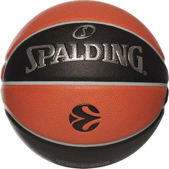 Spalding United Sports Unisex - Erwachsene Euroleague Varsity TF-150 Sz7 Ball, Black/Orange, 7