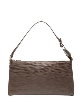 Louis Vuitton 2002 Epi Pochette Accessoires Schultertasche - Braun