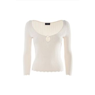 Nenette Damen, Strickwaren, Beige, LGr&ouml;&szlig;e