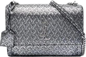 Saint Laurent Pre-owned Sunset Shoulder Bag - Femme - Pre-owned - Gris - Taille: ONE Size