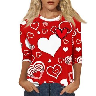 Generic T-shirt &agrave; manches longues pour femme - Haut &agrave; manches 3/4 - Demi-chemise d&eacute;t&eacute; &agrave; col rond - Cadeau pour femme, kaki, XXL