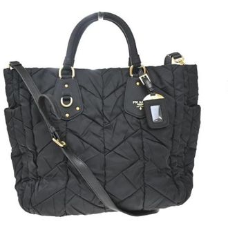 Prada Pre-owned Vintage Nylon Handtasche - - Pre-owned - Damen - Schwarzk - ONE SIZE