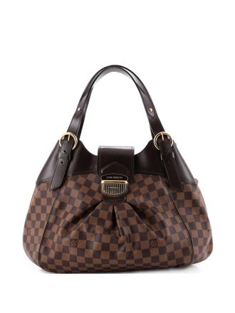 Louis Vuitton sac &agrave; main Sistina Damier GM - Marron