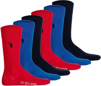 U.S.Polo Association U.S. Polo Assn. Homme Chaussettes Paquet de 6