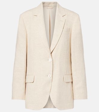 Brunello Cucinelli Blazer aus Leinen, Seide und Hanf