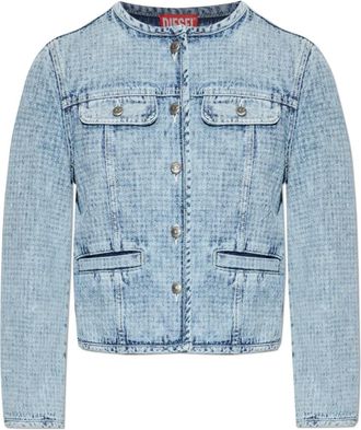Diesel Damen, Jacken, Blau, XSGr&ouml;&szlig;e