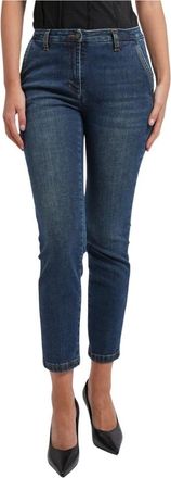 Manila Grace Jean skinny bleu fonc&eacute; - Femme - Jeans - Bleu - Taille: 44 FR